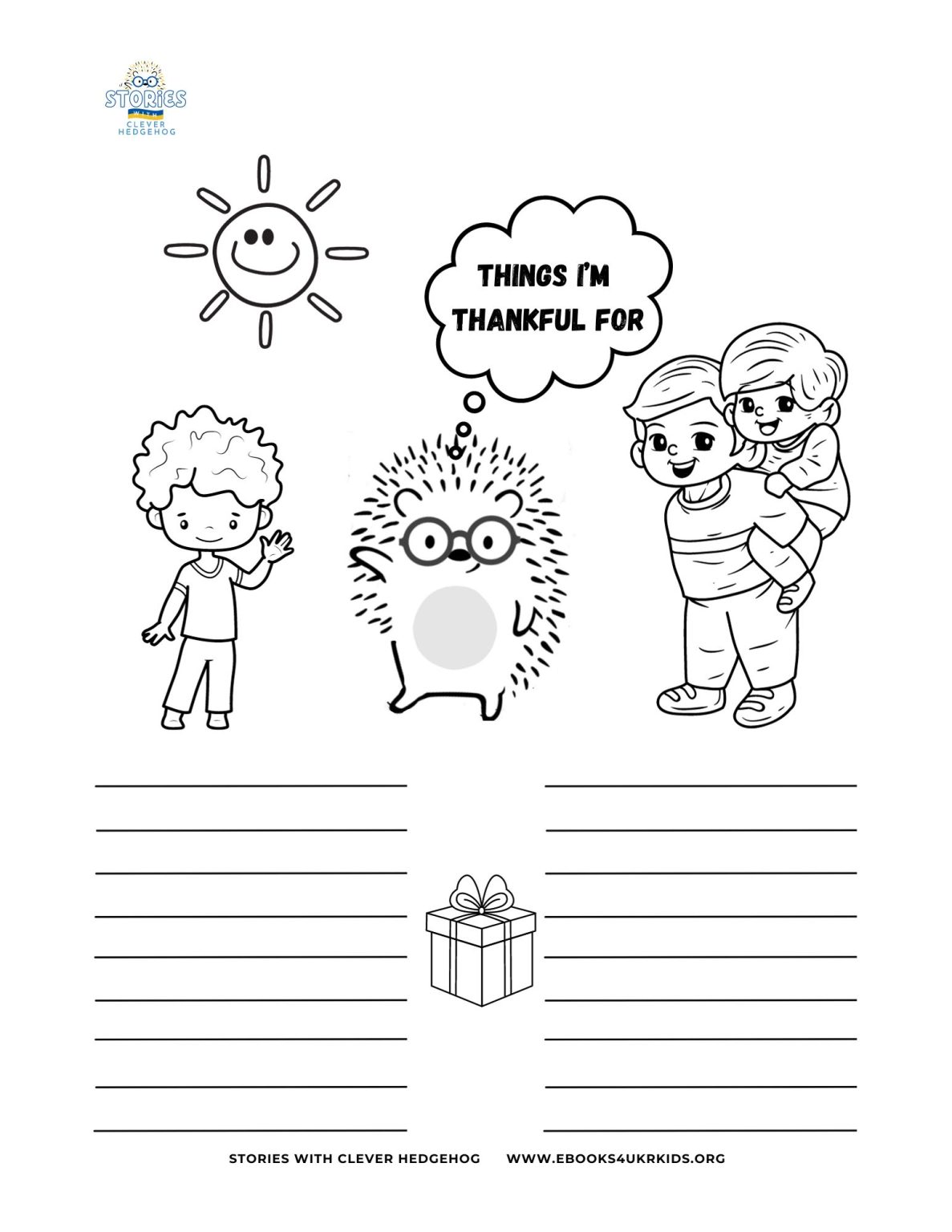 Free Coloring Pages for Kids, Free Printouts for Children - Stories ...