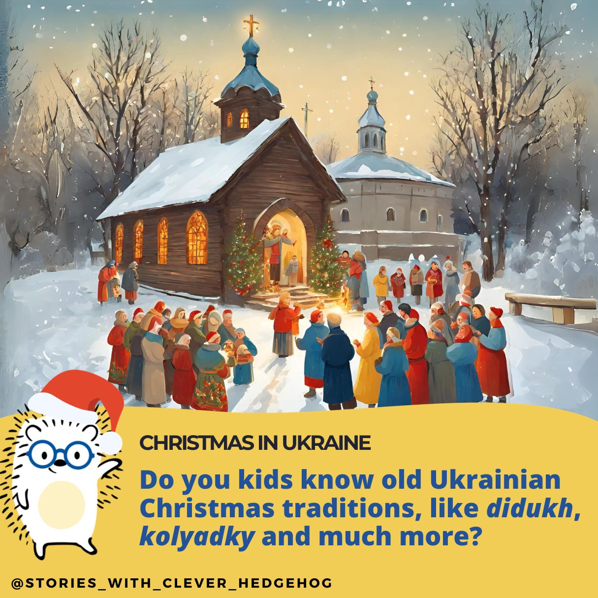 Christmas in Ukraine - Stories with Clever Hedgehog