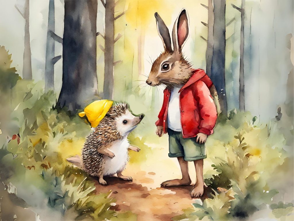 Hedgehog and Hare - Fairy tales for Kids | Stories with Clever Hedgehog