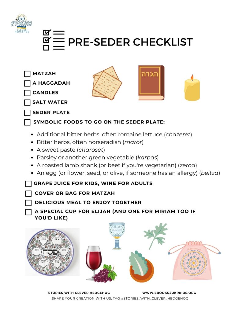 Passover For Children - Stories with Clever Hedgehog