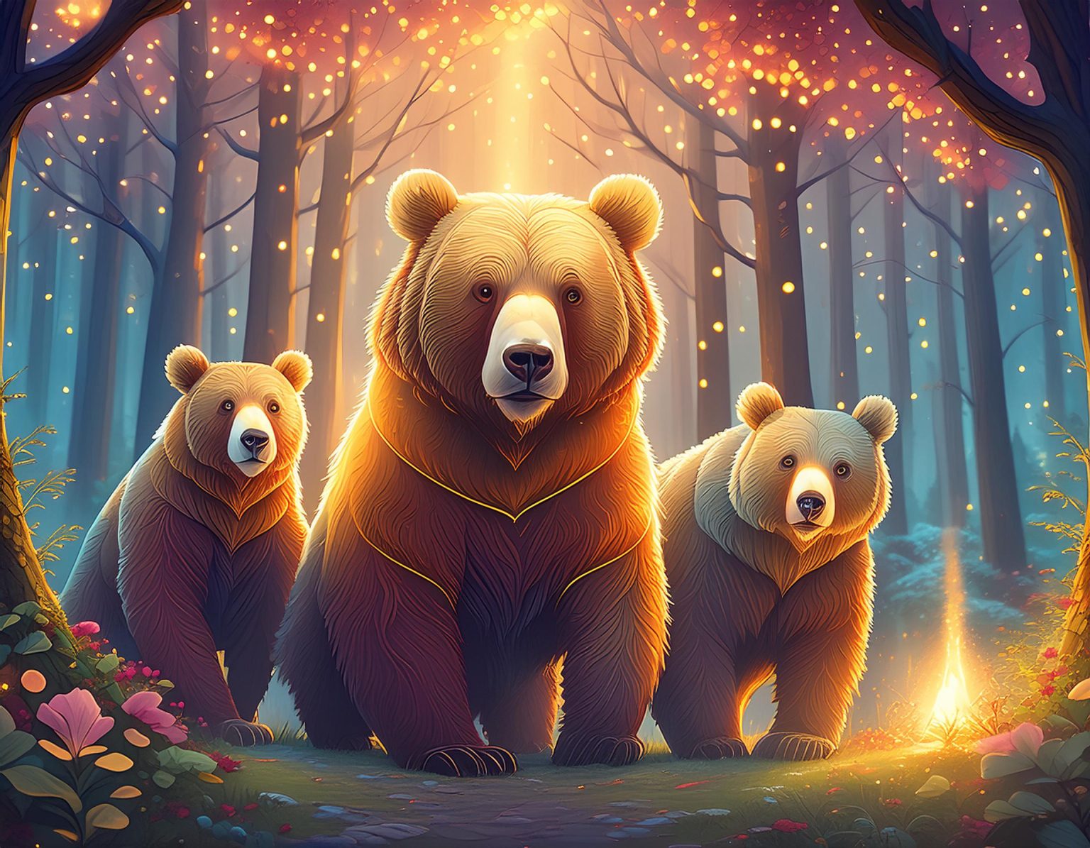 Goldilocks and the Three Bears - Fairy Tales for Children | Stories with Clever Hedgehog