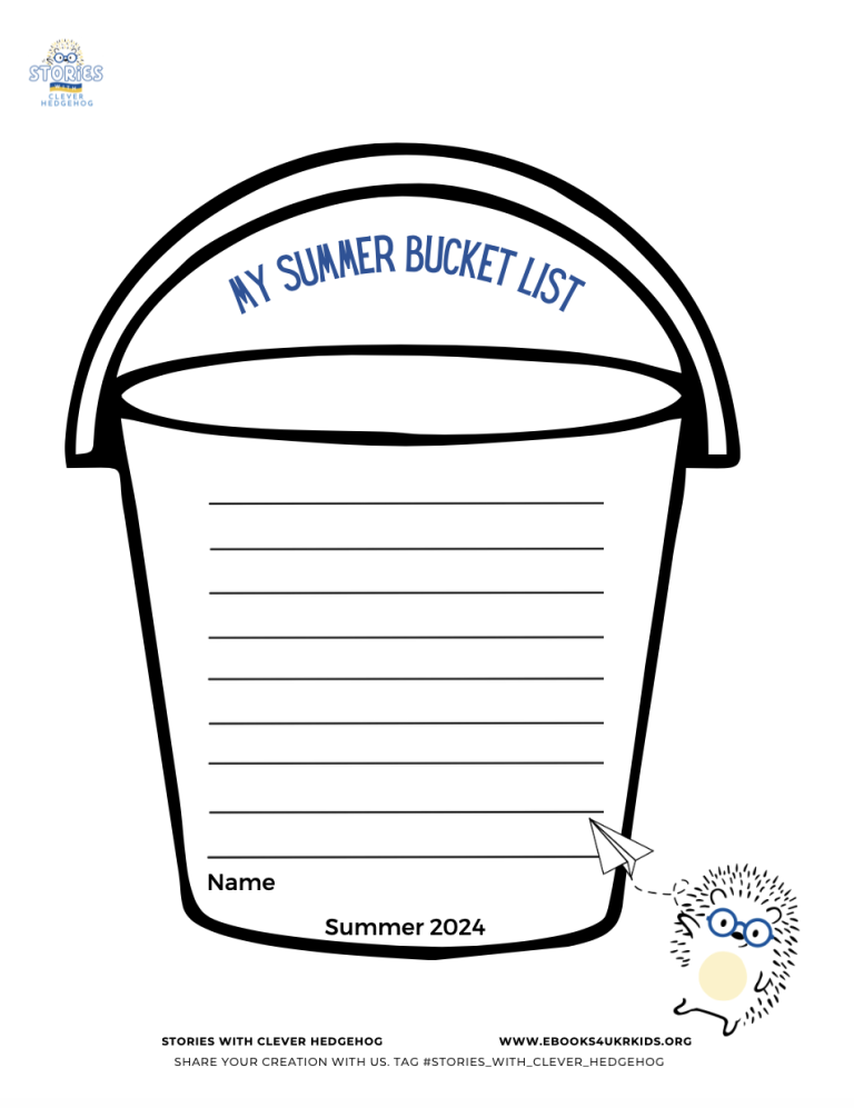 Free Printables For Kids - Stories with Clever Hedgehog