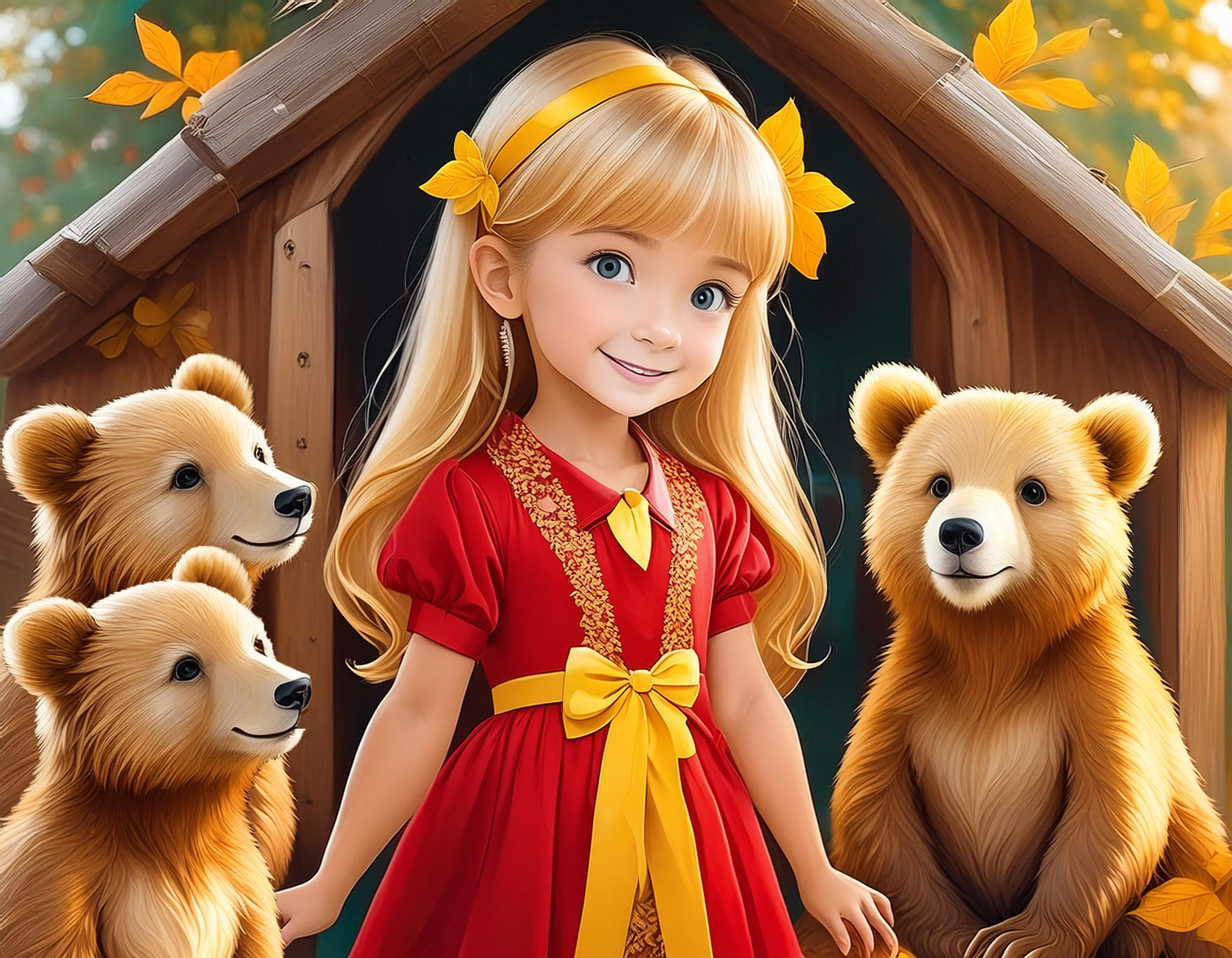 Goldilocks and the Three Bears - Fairy Tales for Children | Stories with Clever Hedgehog