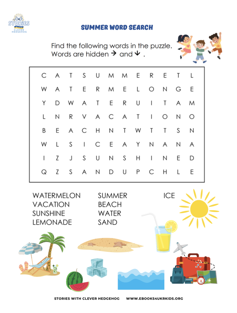 Free Printables For Kids - Stories with Clever Hedgehog