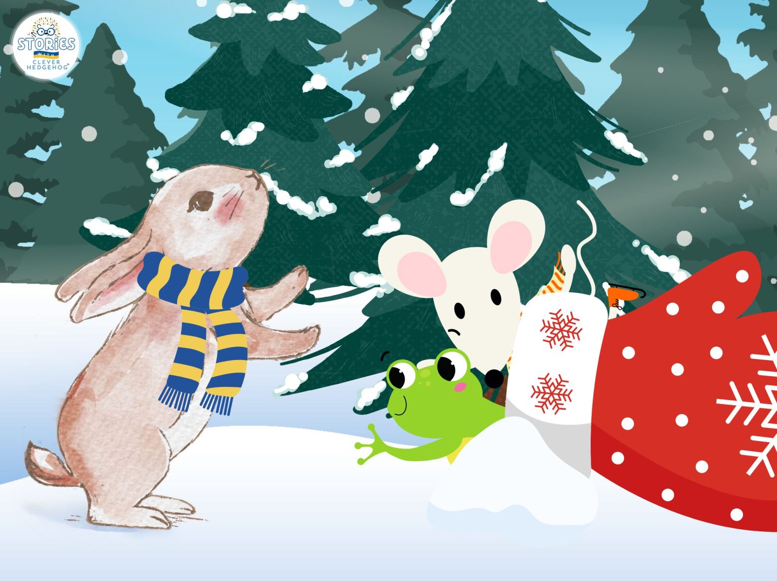 The Magic Mitten - Fairy Tales | Stories with Clever Hedgehog