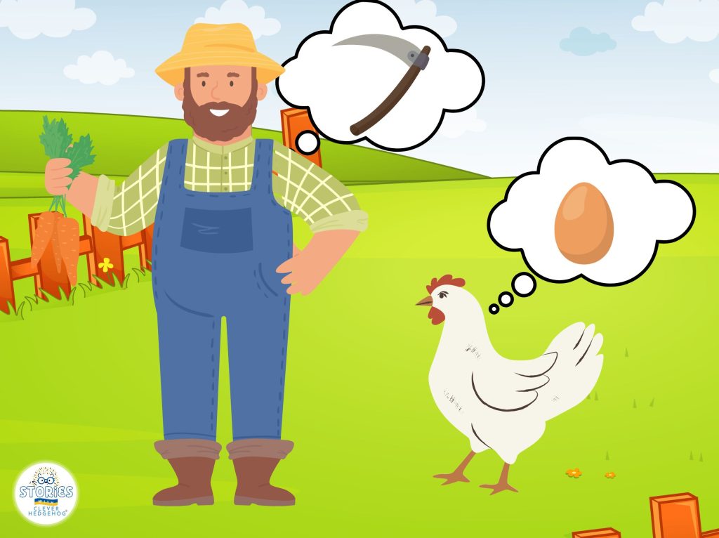 A Rooster And A Bean Seed - Fairy Tales | Stories with Clever Hedgehog